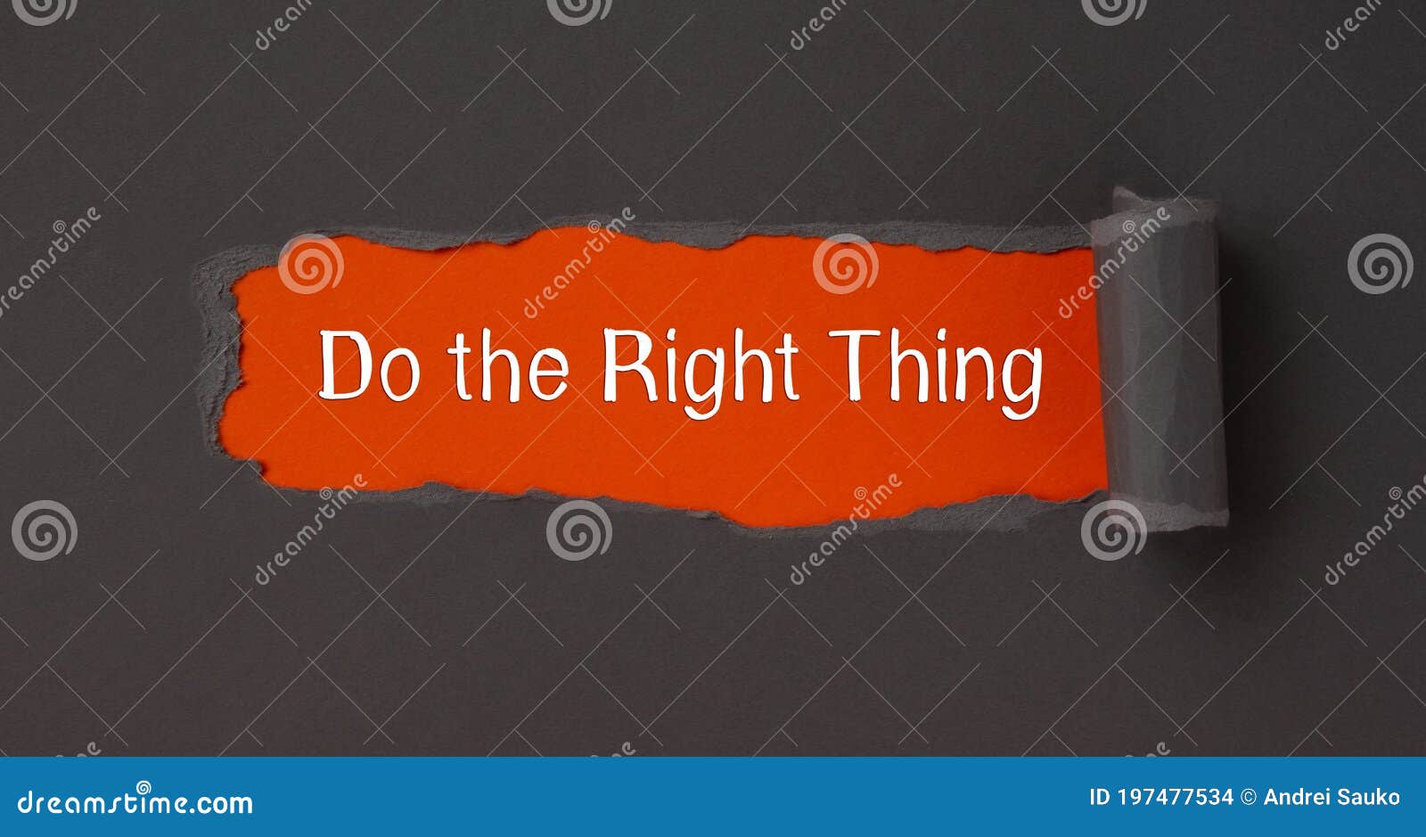 The Text Do the Right Thing Stock Photo - Image of change, message ...