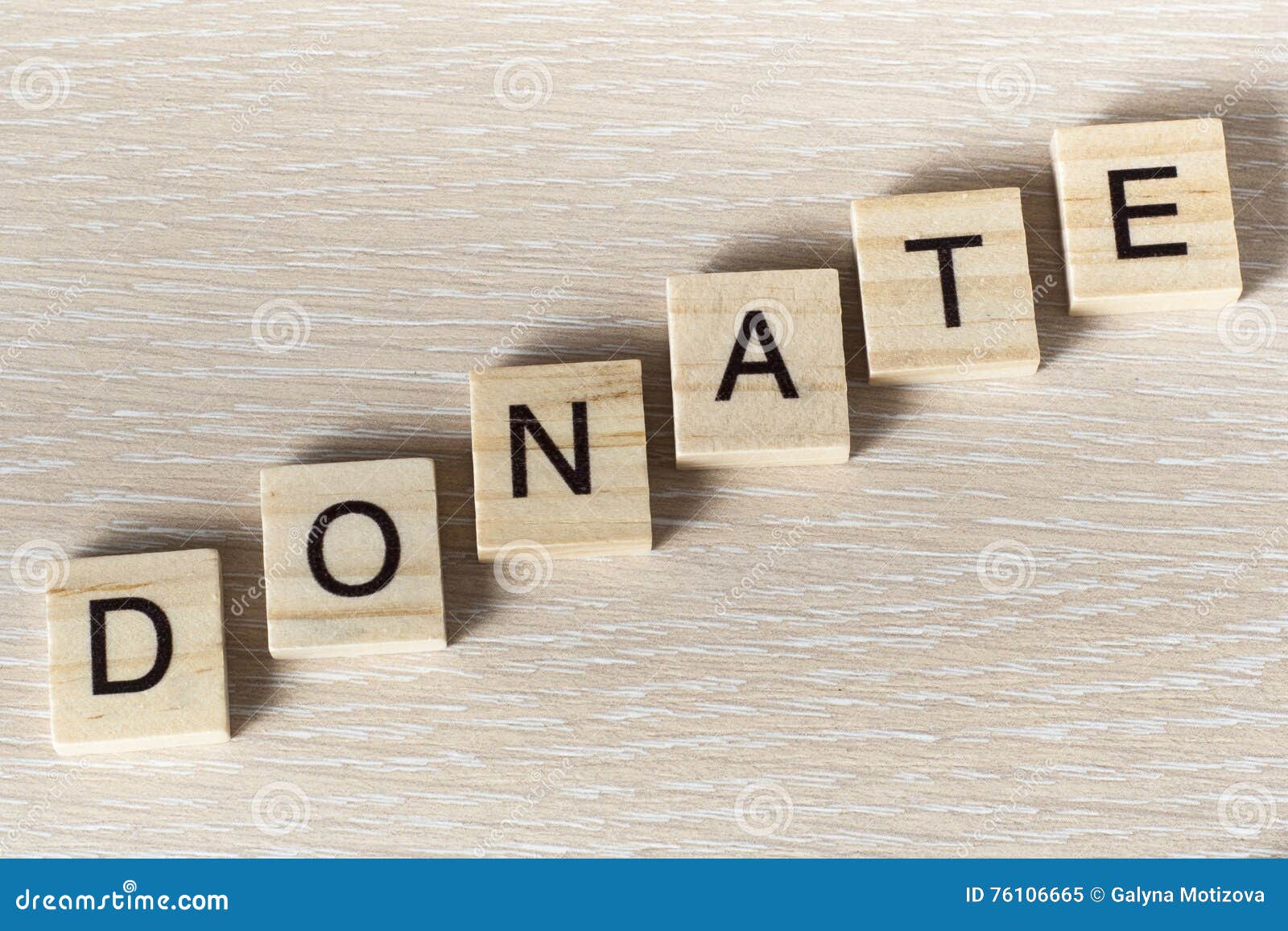 Text of DONATE on Cubes. Wooden Abc Stock Image - Image of charitable ...