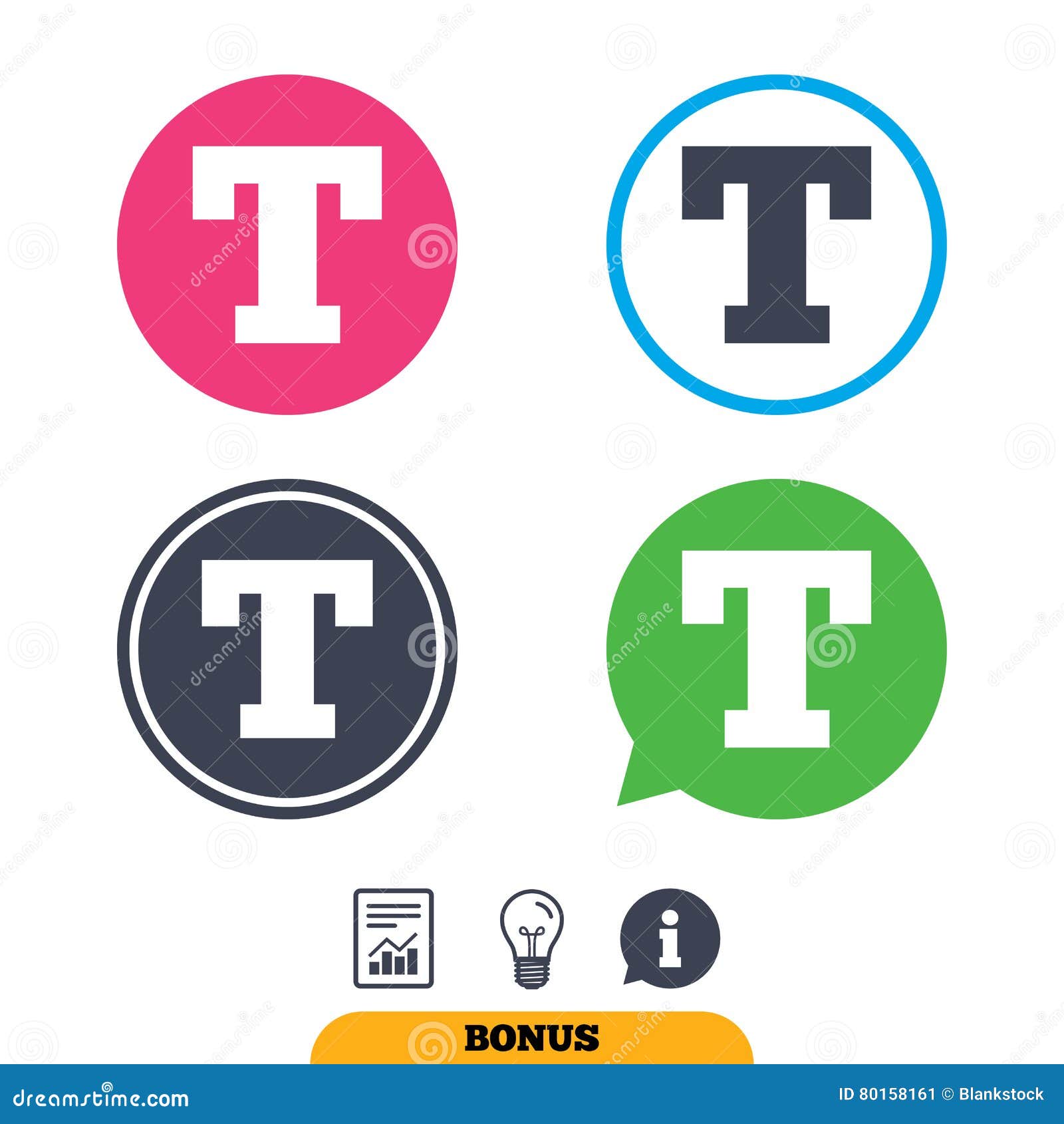 Text Edit Sign Icon. Letter T Button Stock Vector - Illustration of ...