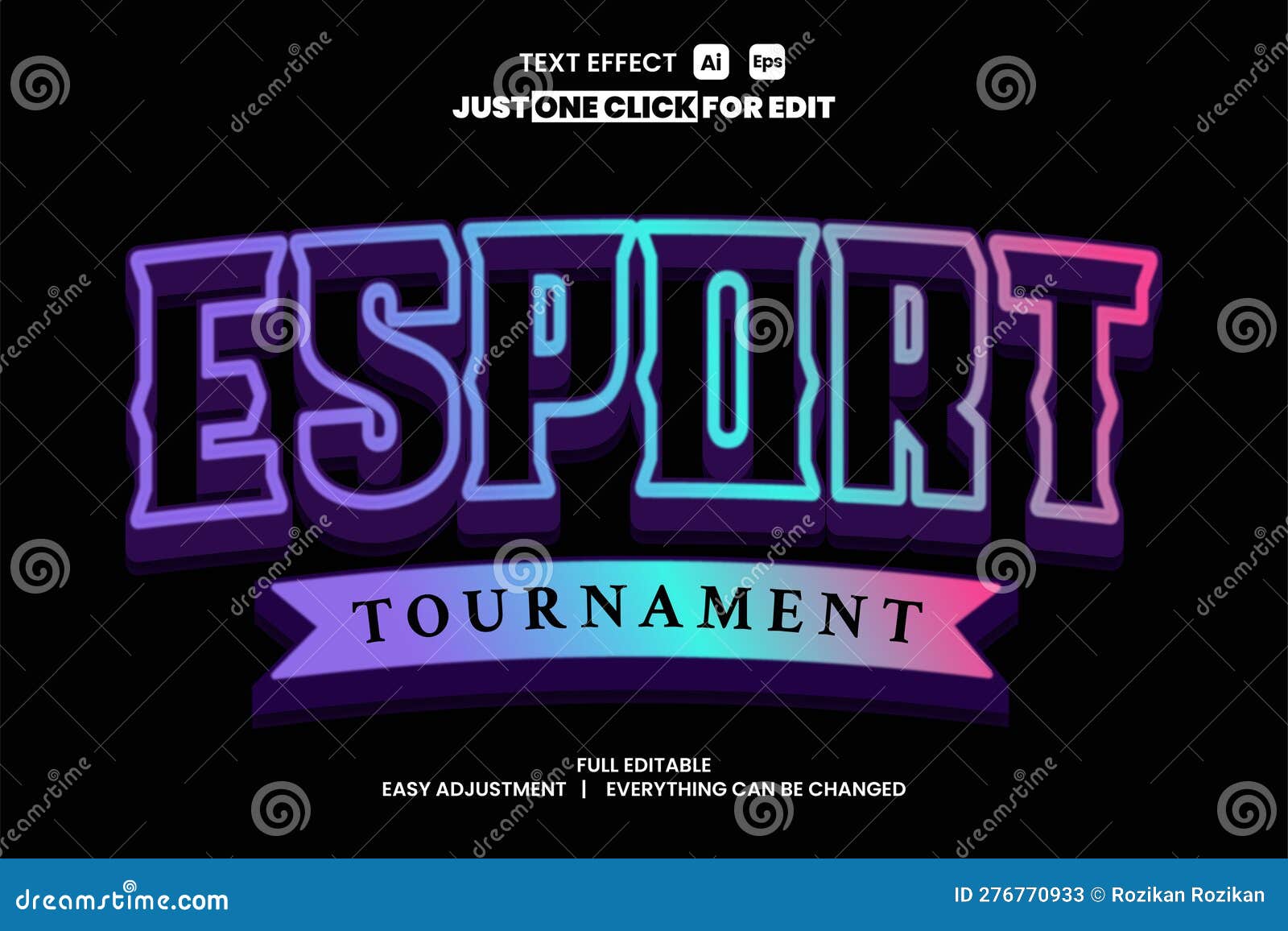 Vector Sport Day Text Effect Stock Vector - Illustration of alphabet ...