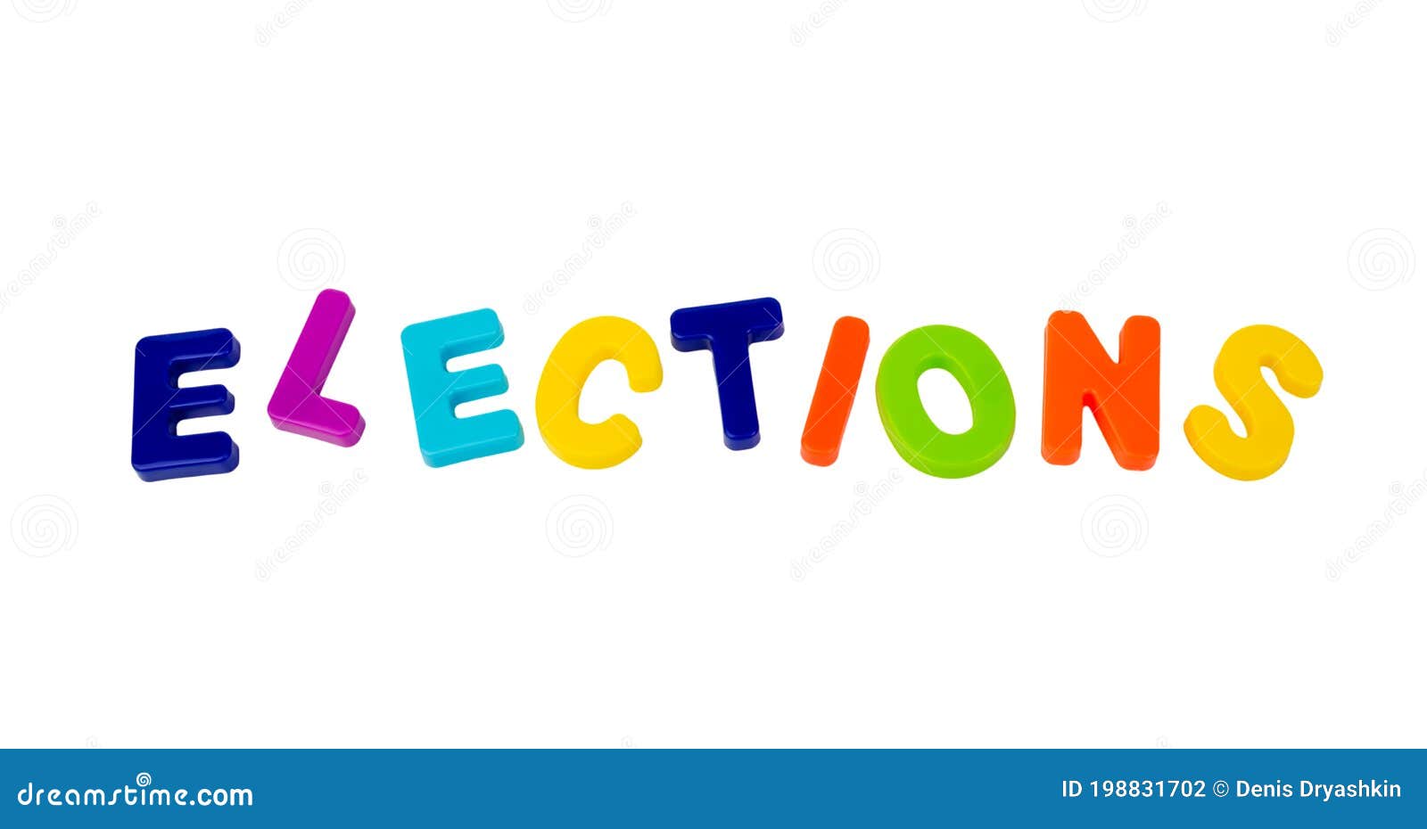 Text ELECTIONS on a White Background Stock Photo - Image of concept ...