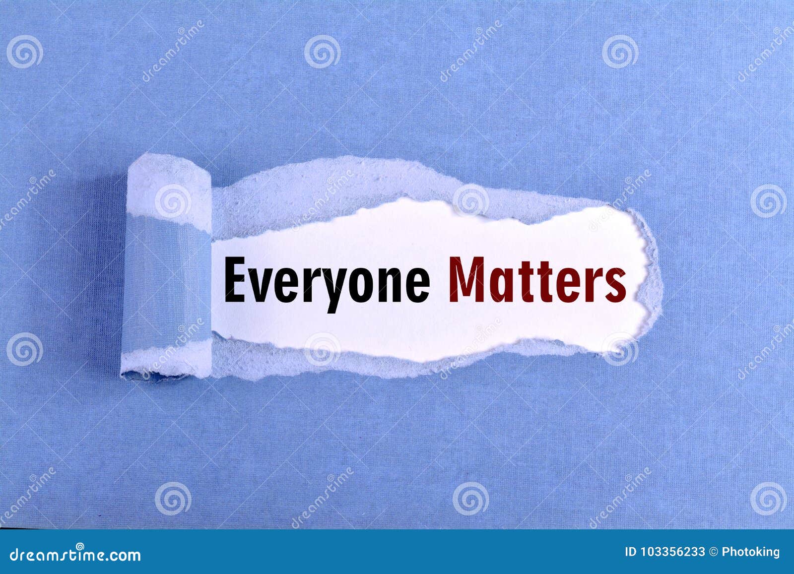 Everyone Matters - Phrase Words From Wooden Blocks With Letters Stock ...