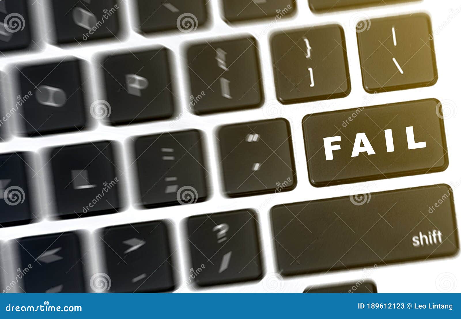 Text of FAIL stock image. Image of learning, sign, problem - 189612123