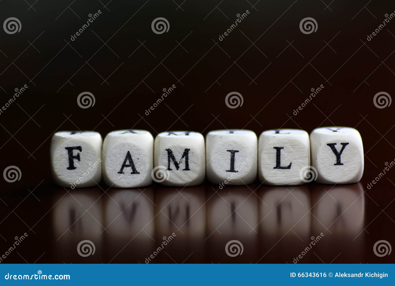 Text family letter cube stock photo. Image of letter - 66343616