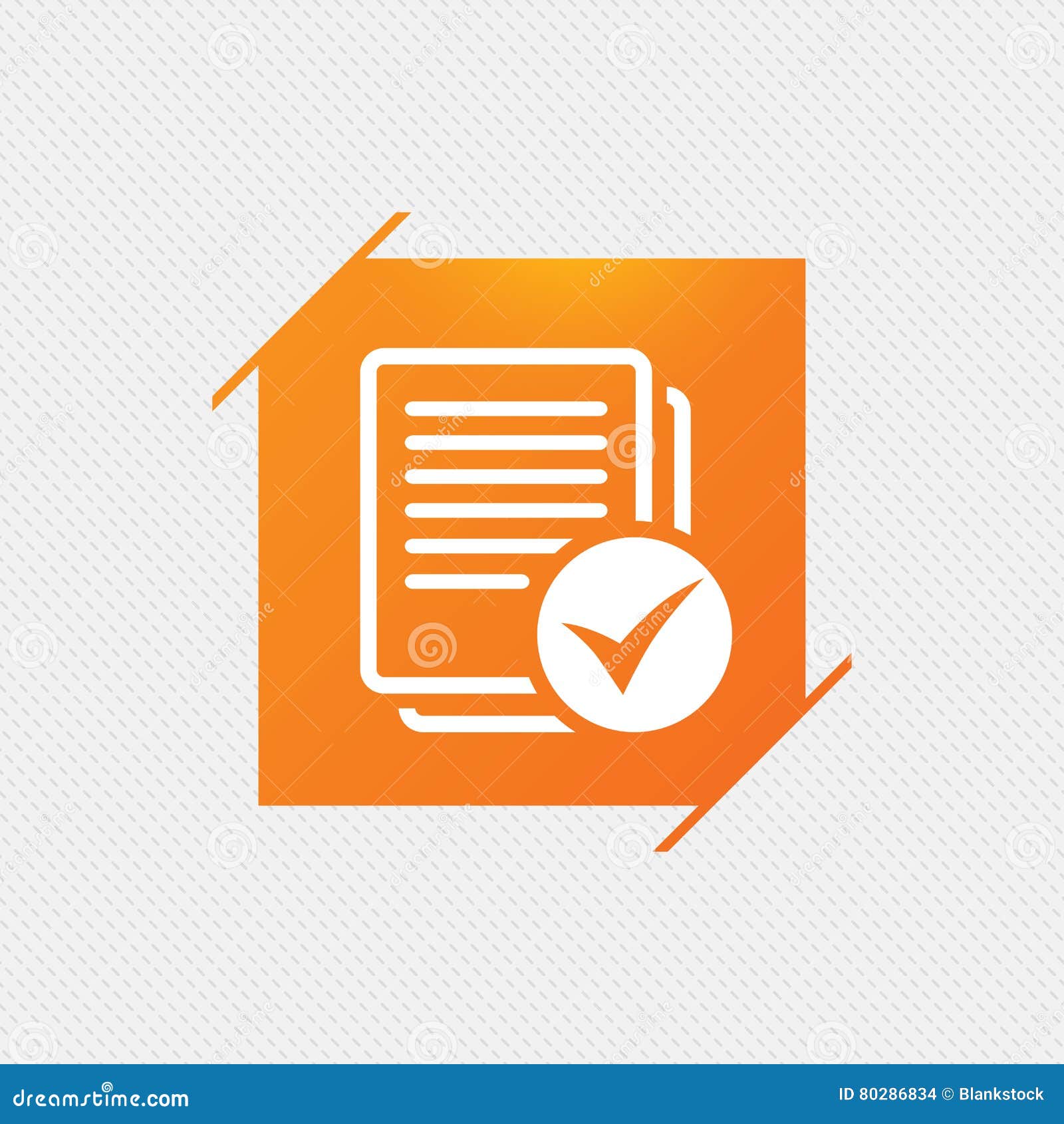 Text File Sign Icon. Check File Document Symbol Stock Illustration ...