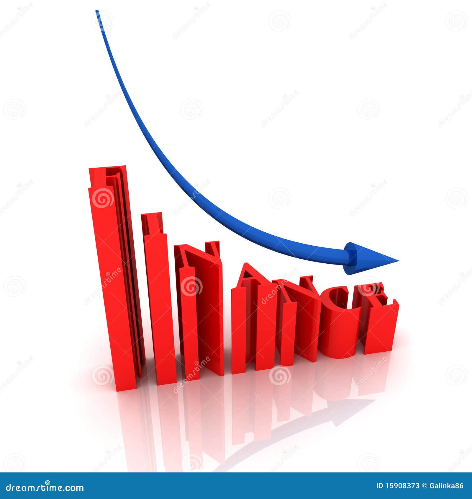 Text FINANCE down stock illustration. Illustration of concepts - 15908373