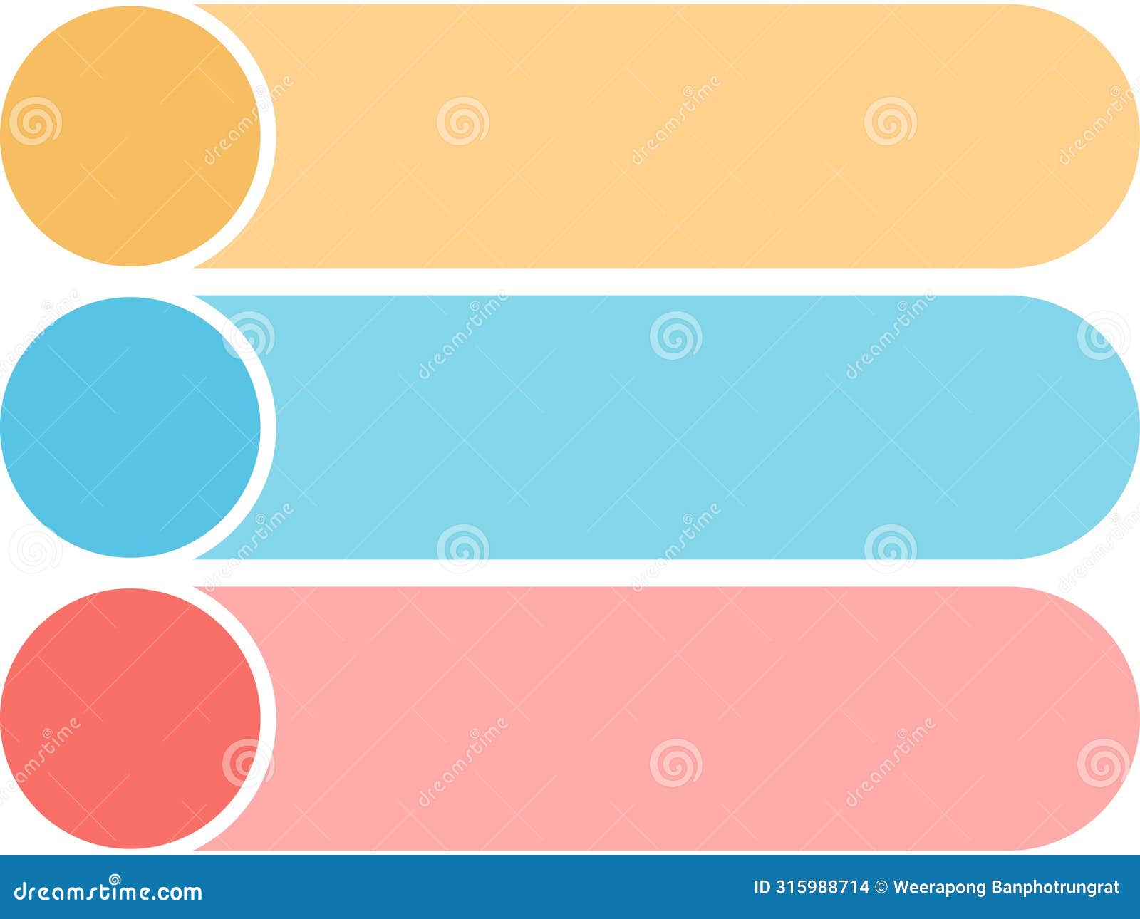 Infographics for Banner Designers, Text Frame for Adding Message Stock ...