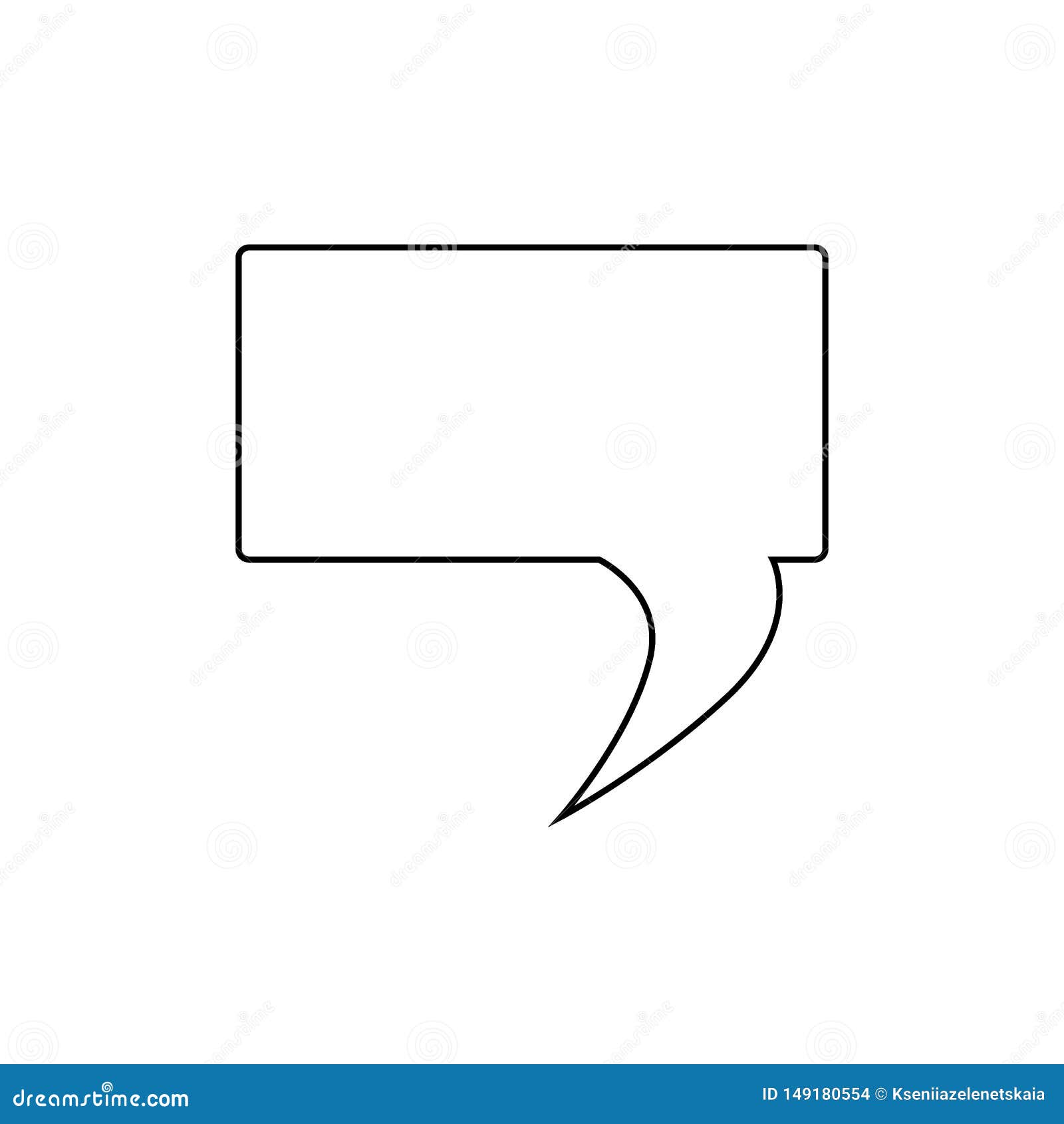 Text Frame Template. Empty Frame for Notes, Labels, Text Pointer. Stock ...