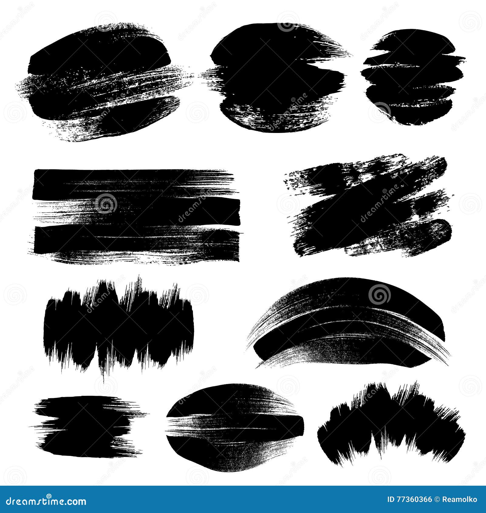 Text Frame Template - Painted Texture. Stock Vector - Illustration of ...