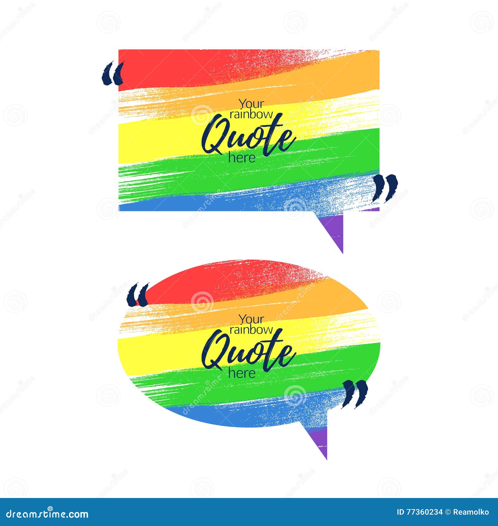 Text Frame Template - Painted Texture. Stock Vector - Illustration of ...