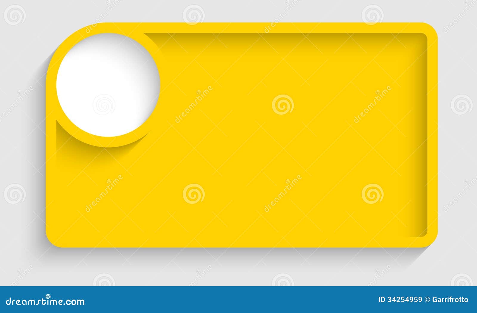 Text frame stock vector. Illustration of paper, shadow - 34254959