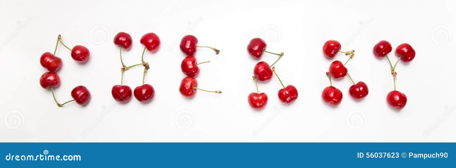 Text from fresh cherries stock image. Image of green - 56037623