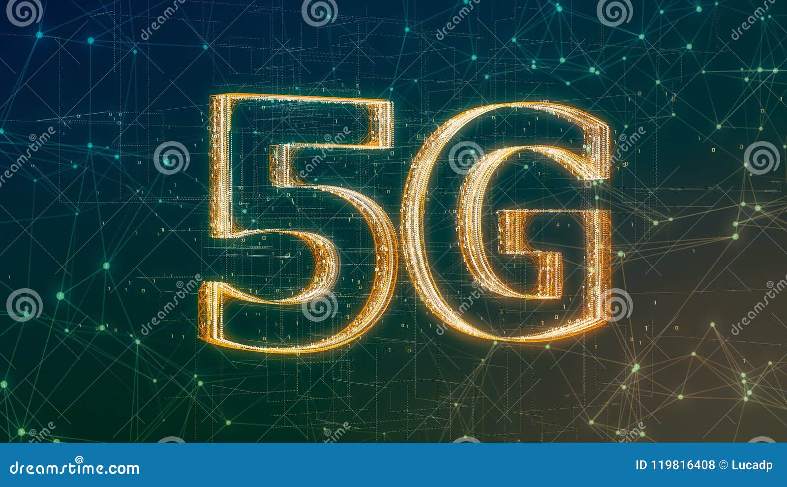 5G mobile network stock illustration. Illustration of global - 119816408