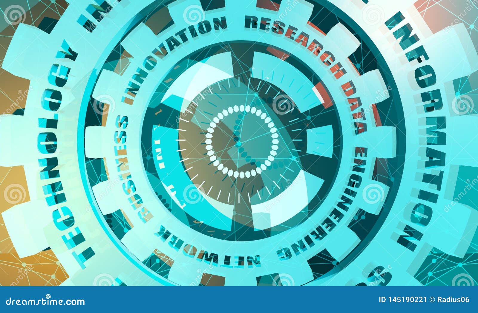 Text on the gears. stock illustration. Illustration of future - 145190221