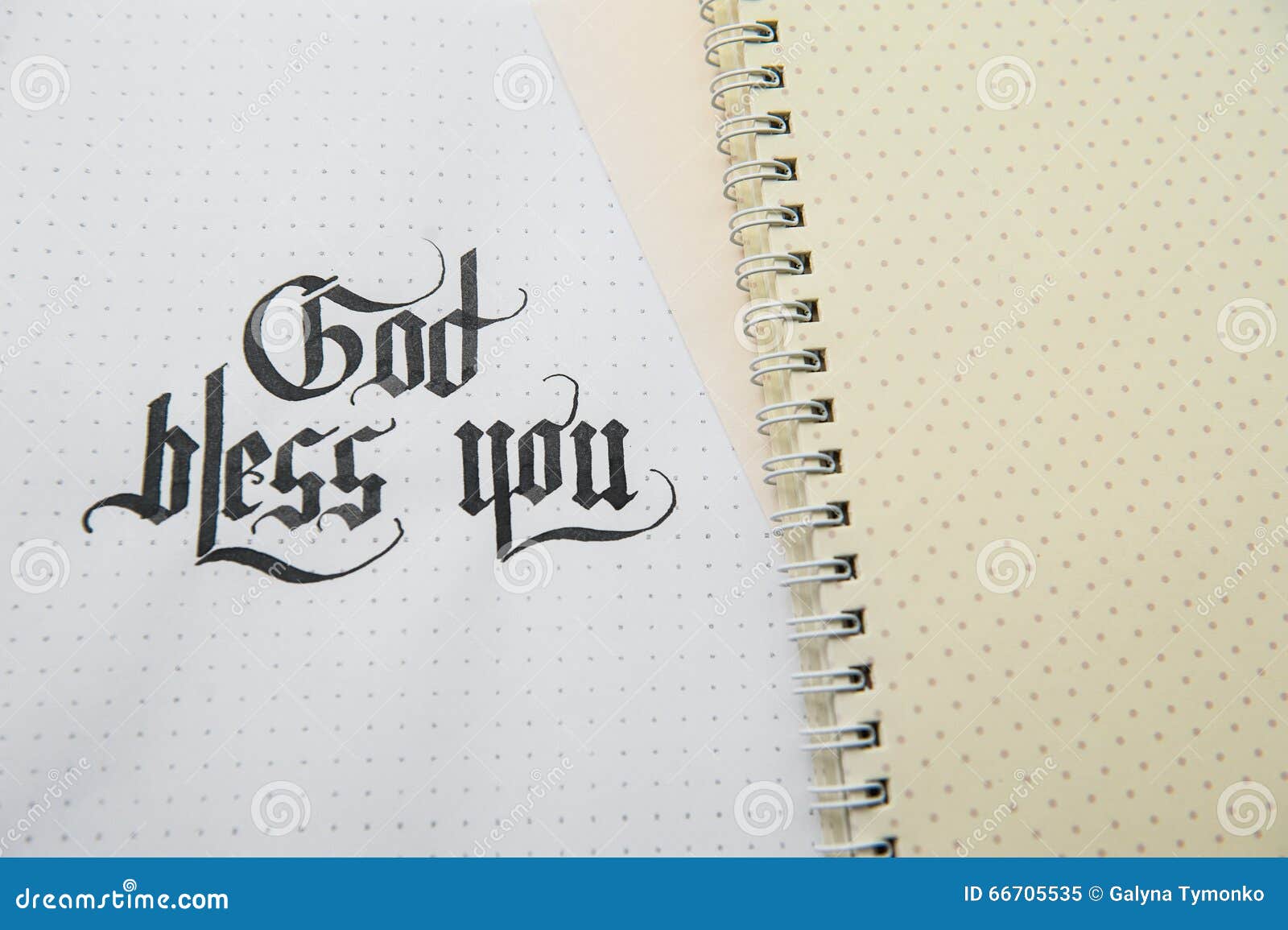 Text God Bless You on the Paper Note Texture Stock Image - Image of ...