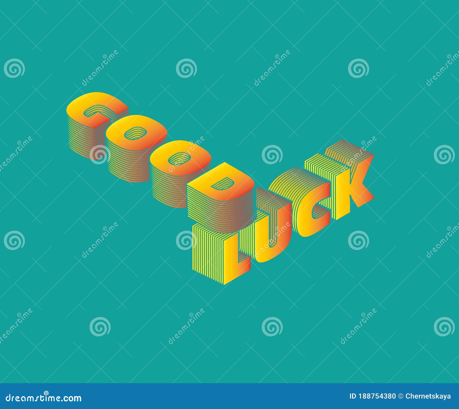 Text GOOD LUCK Written on Background Stock Illustration - Illustration ...