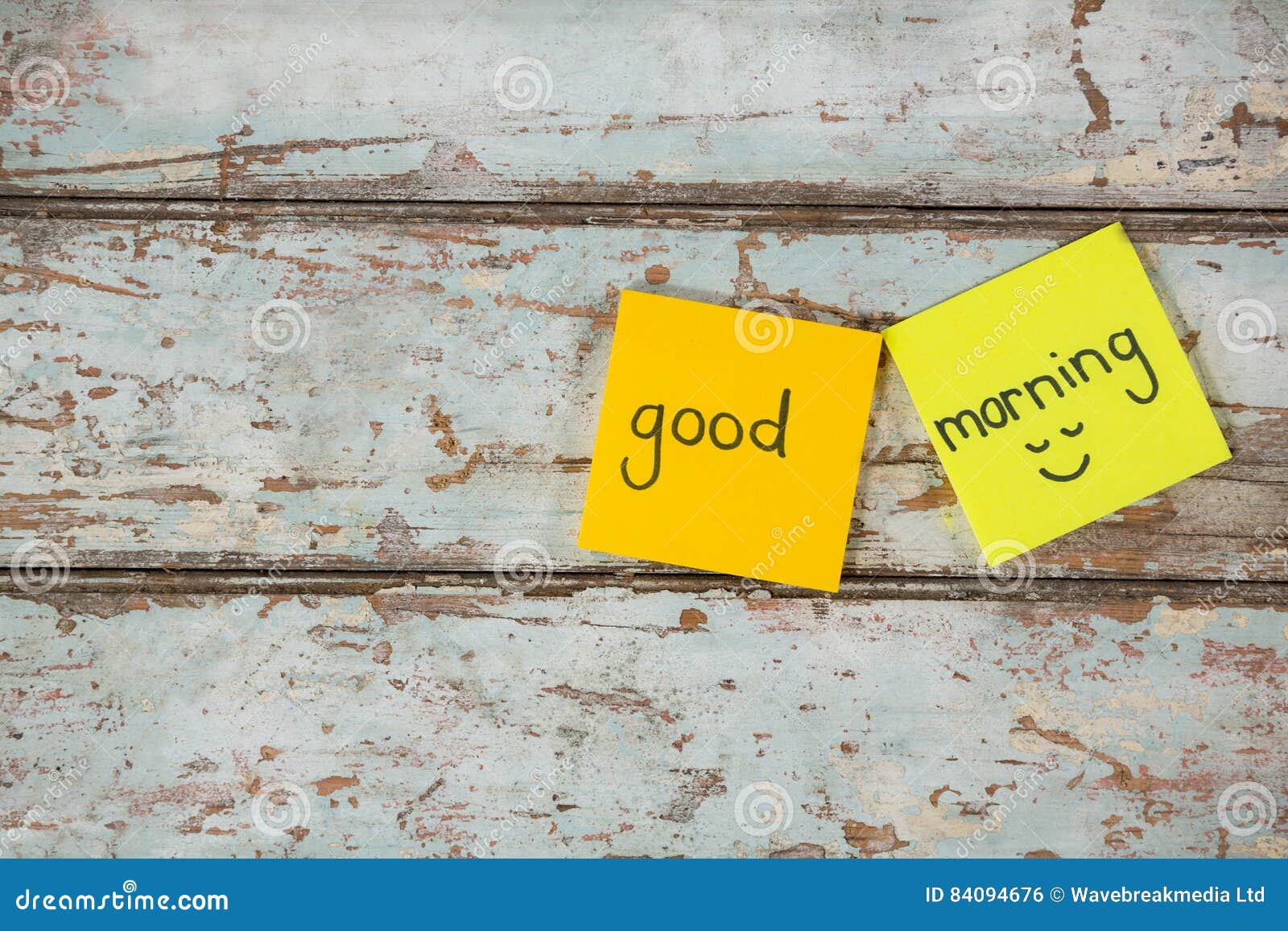 Text Good Morning Written on Sticky Note Stock Photo - Image of ...
