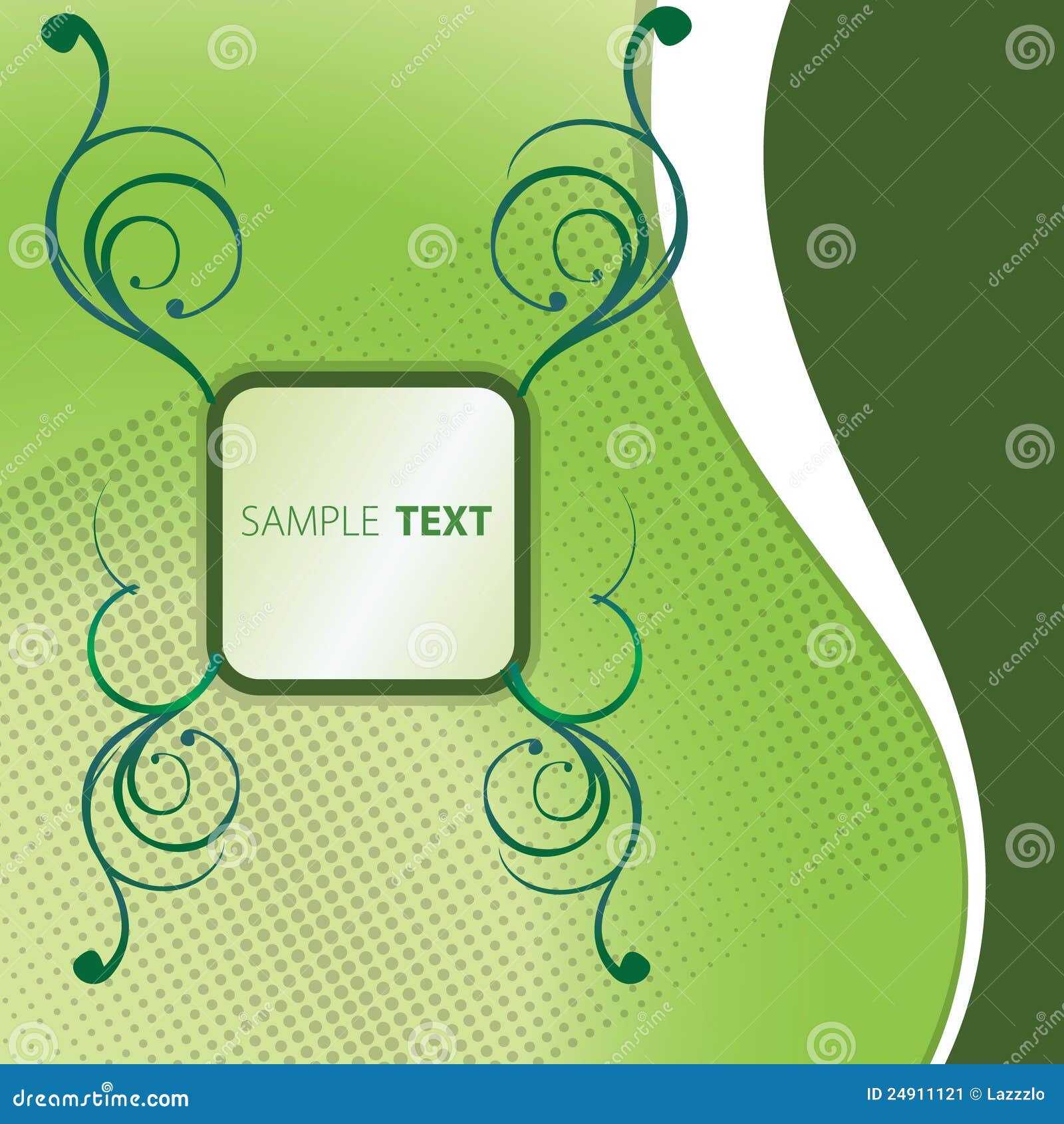 Text green box stock vector. Illustration of ecology - 24911121