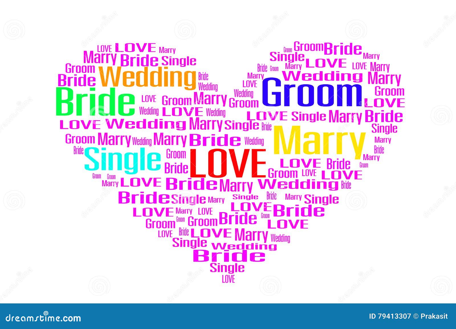 Text heart shape stock illustration. Illustration of idea - 79413307