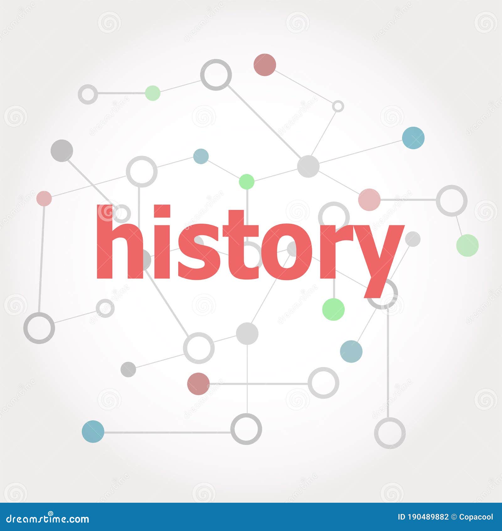 Text History. Time concept stock illustration. Illustration of layout ...