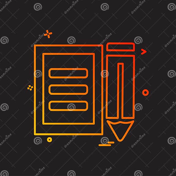 Text icon design vector stock vector. Illustration of label - 125621246