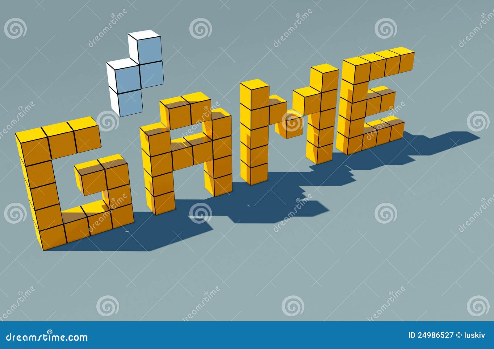 The Text of the Inscription Game Stock Illustration - Illustration of ...