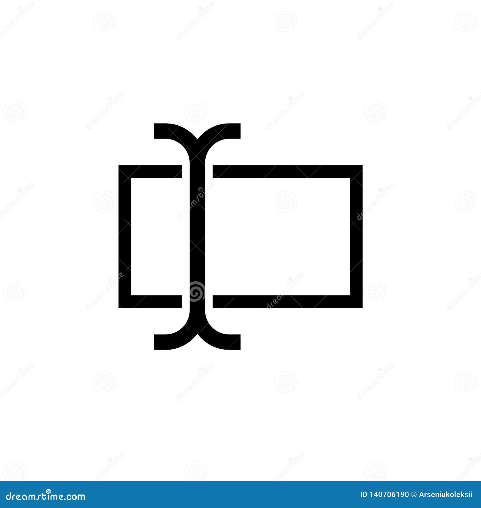 Text Insertion Marker Black Thin Line Icon Stock Vector - Illustration ...