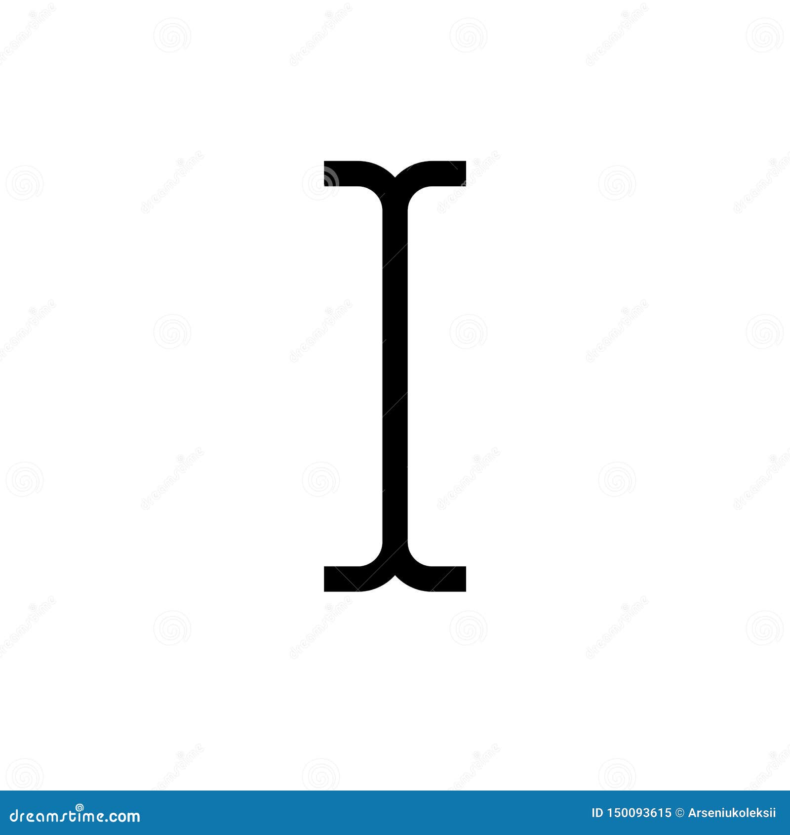 Text insertion marker icon stock vector. Illustration of edit - 150093615