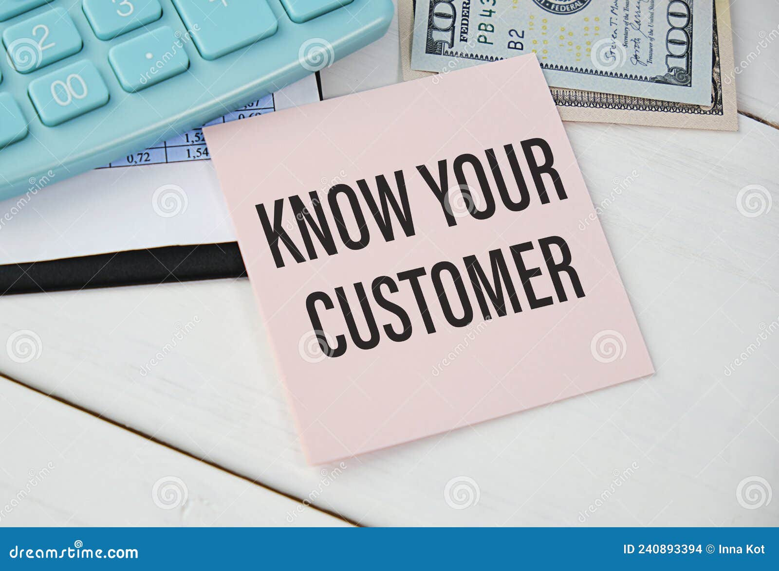 Text Know Your Competitors Written on a White Sheet of Paper Stock ...