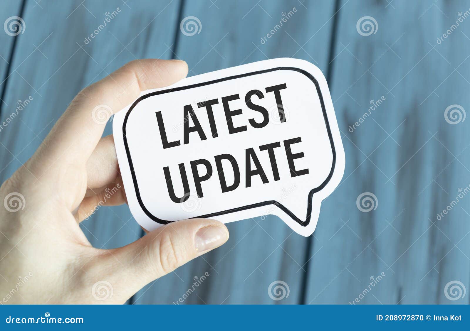 Text LATEST UPDATE Text on Card Stock Photo - Image of text, updating ...