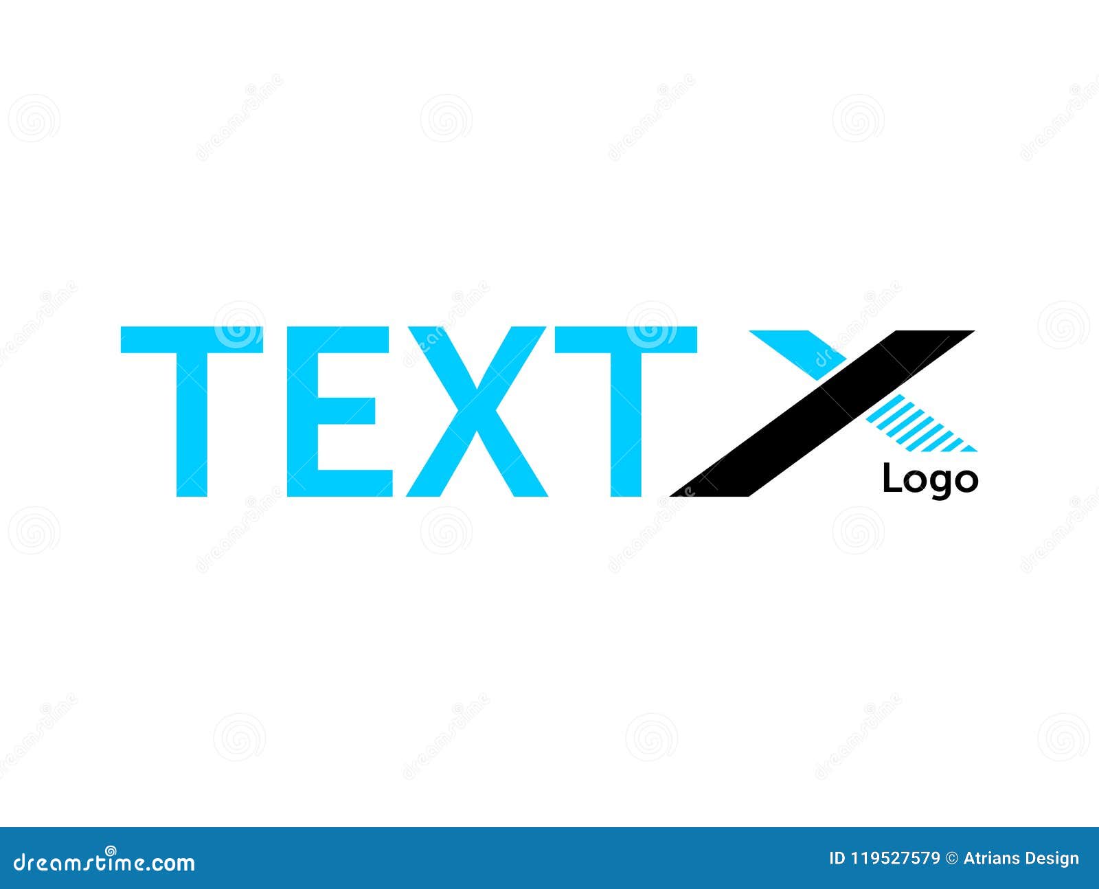 Text Logo for Company or Business 3 Stock Illustration - Illustration ...