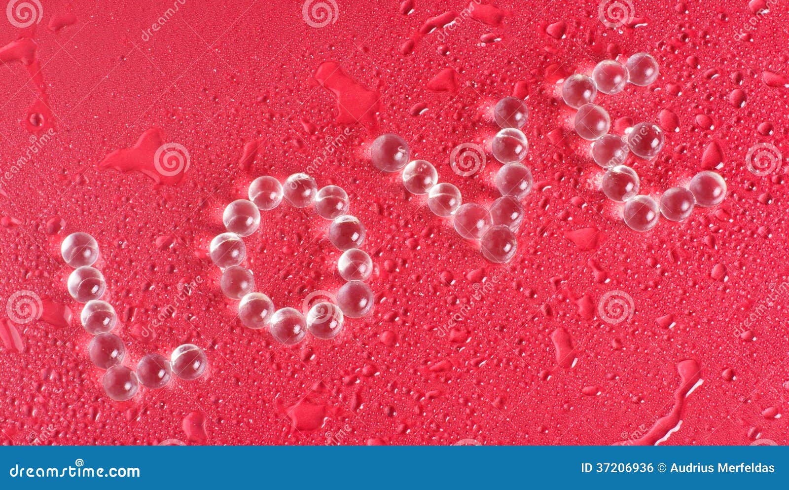 Text love from glass balls stock photo. Image of gemstone - 37206936