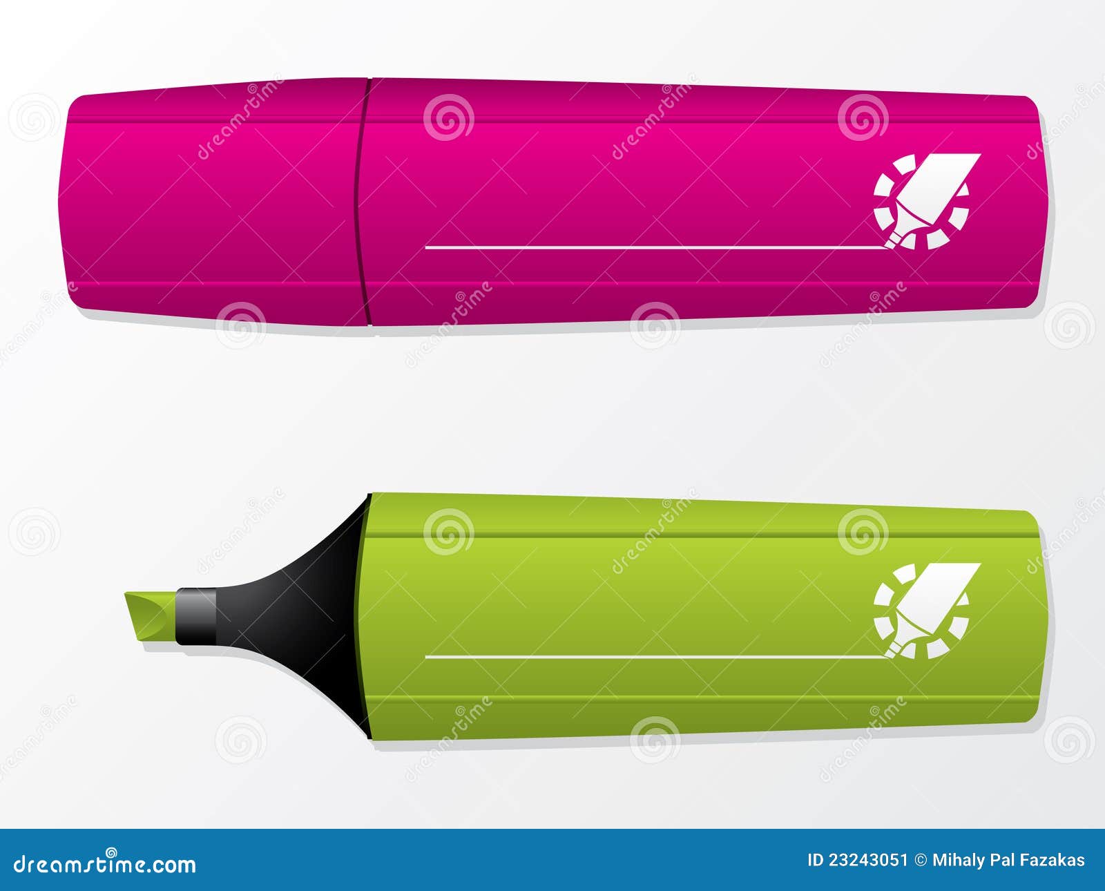 Text markers stock vector. Illustration of diverse, text - 23243051