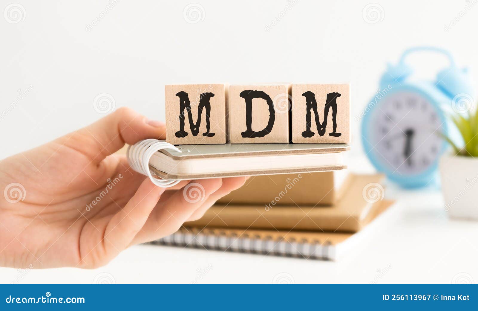 Text MDM As MOBILE DEVICE MANAGEMENT Written on Cubes Stock Image ...
