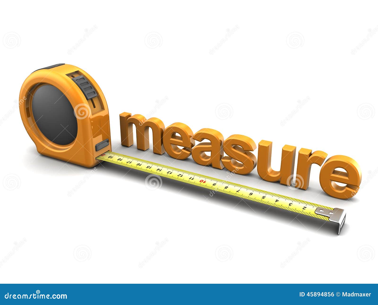 Text measure stock illustration. Illustration of industry - 45894856