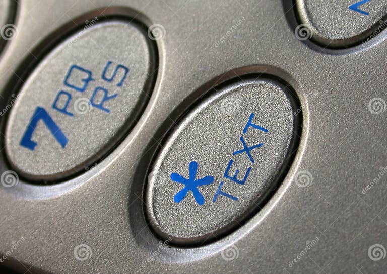 Text Message Button Cell Phone Stock Image - Image of business ...