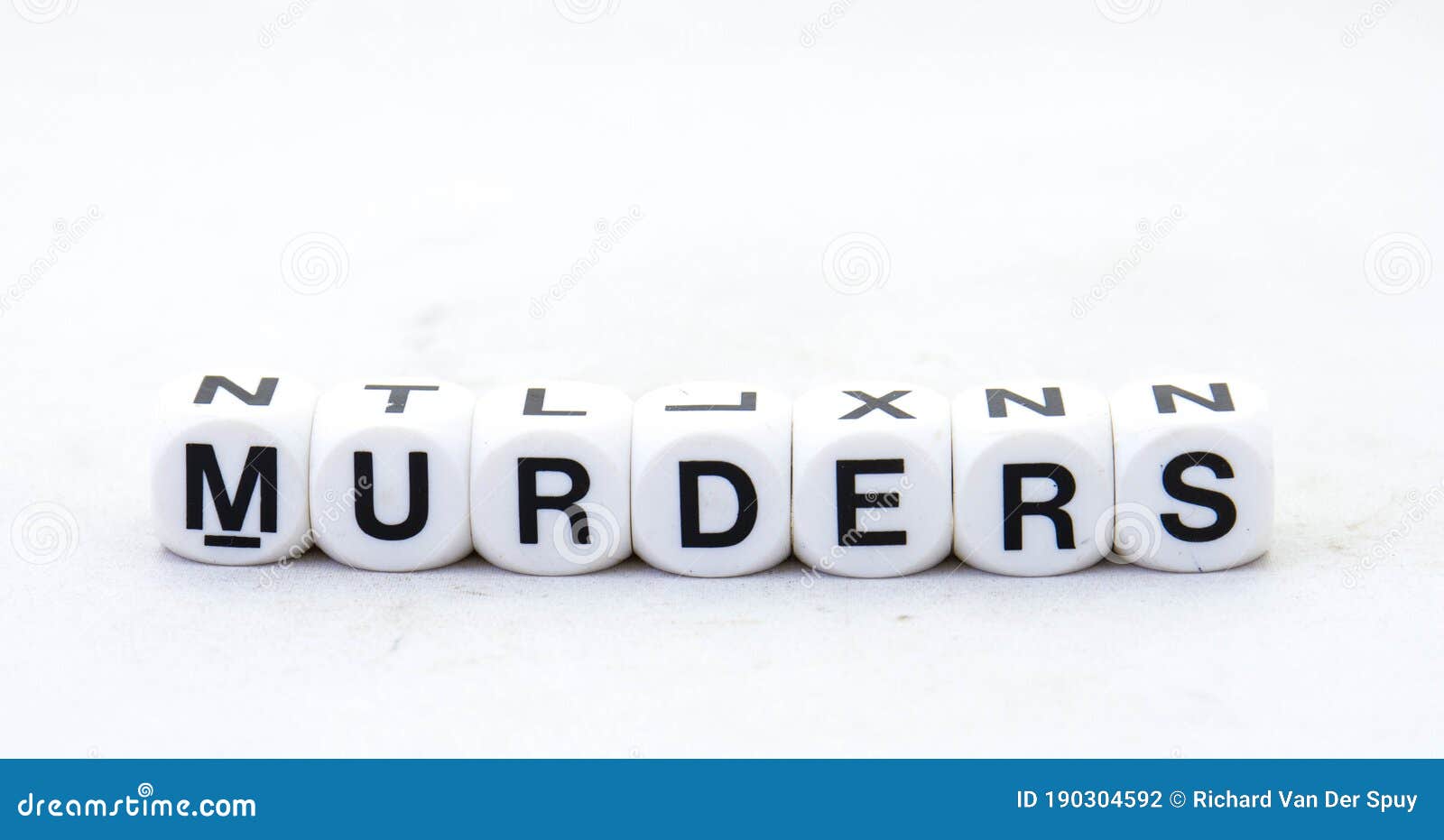 The Text Murders Isolated on White Stock Photo - Image of caption ...