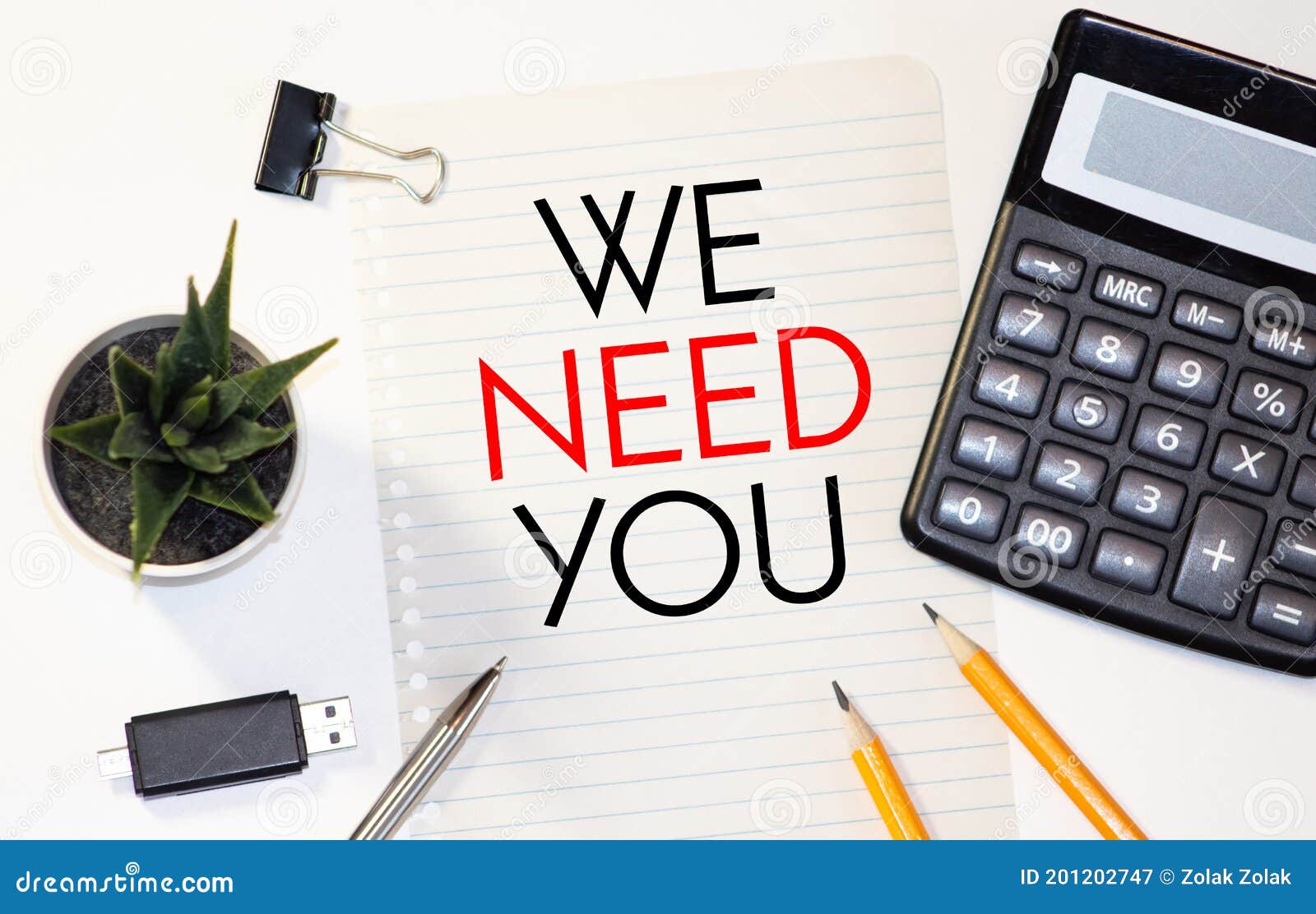 Text we Need You on the Short Note Texture Background Stock Image ...