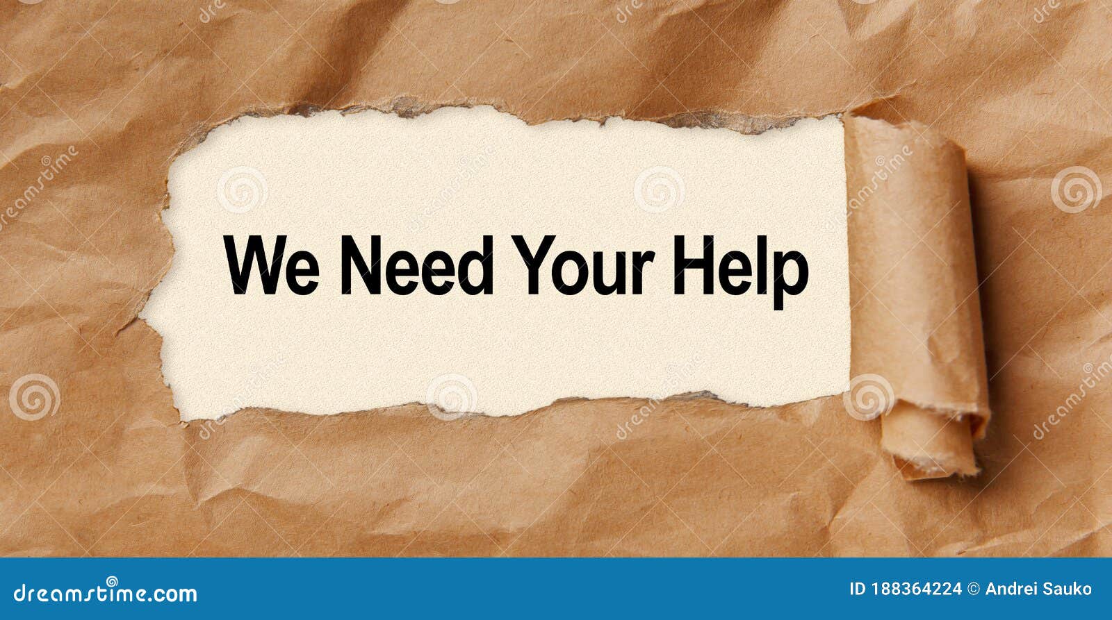 Text we Need Your Help stock photo. Image of flexibility - 188364224