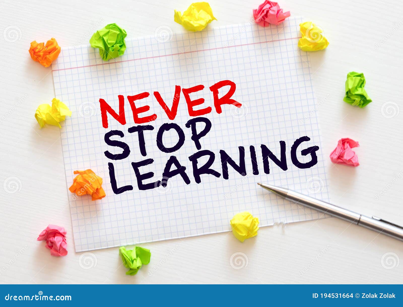 Text never stop learning stock photo. Image of business - 194531664 Text never stop learning stock photo. Image of business - 194531664