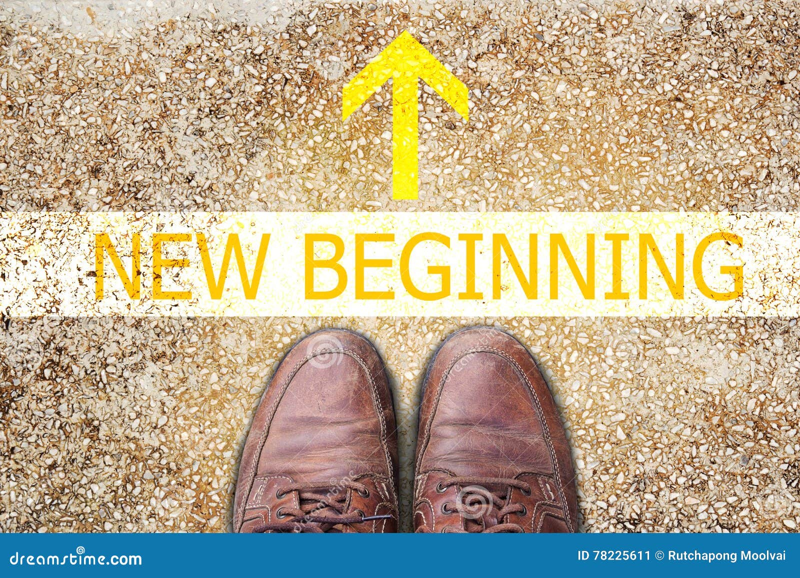 Text for NEW BEGINNING stock image. Image of beginning - 78225611