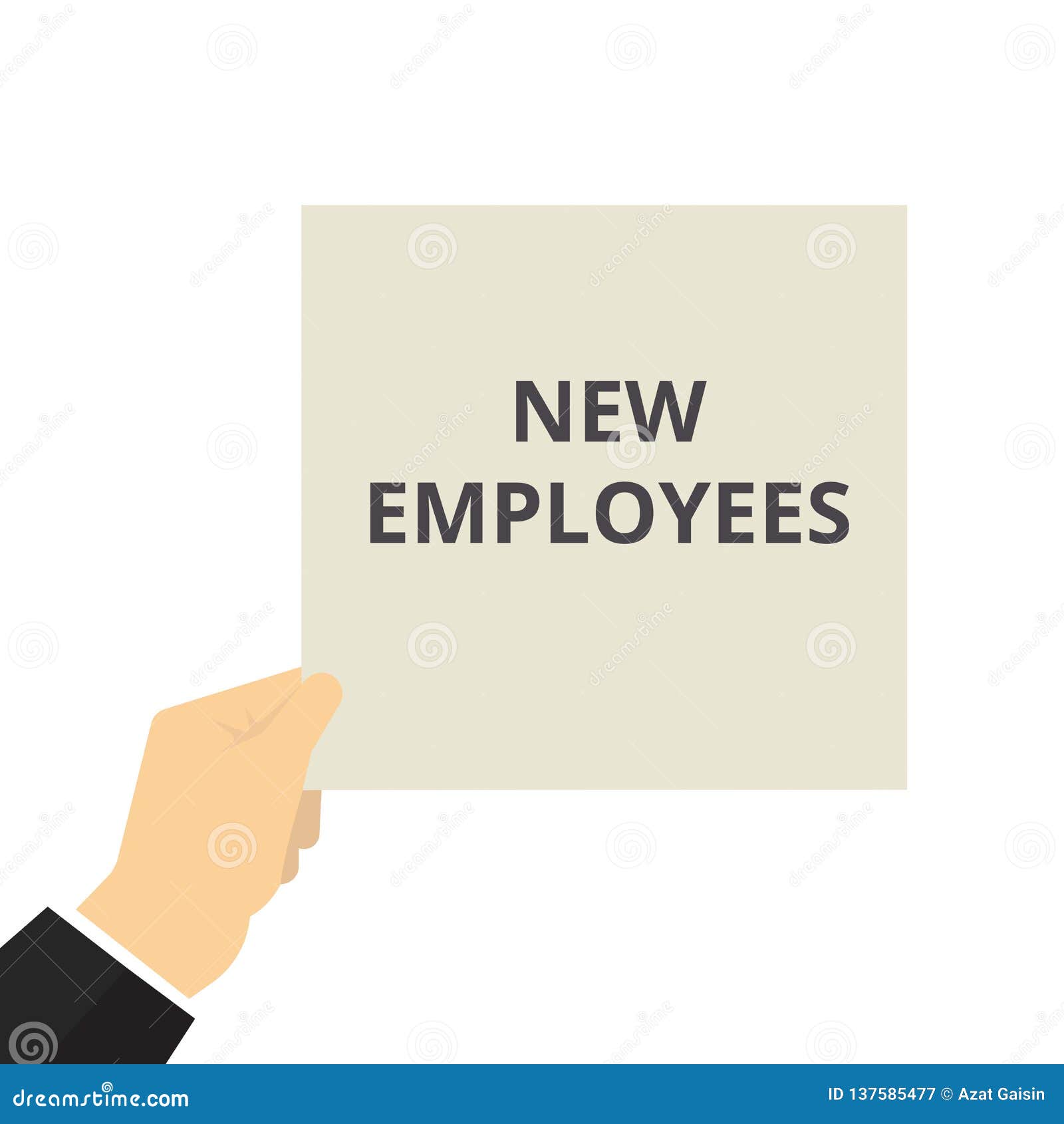Text New Employees stock illustration. Illustration of concept - 137585477