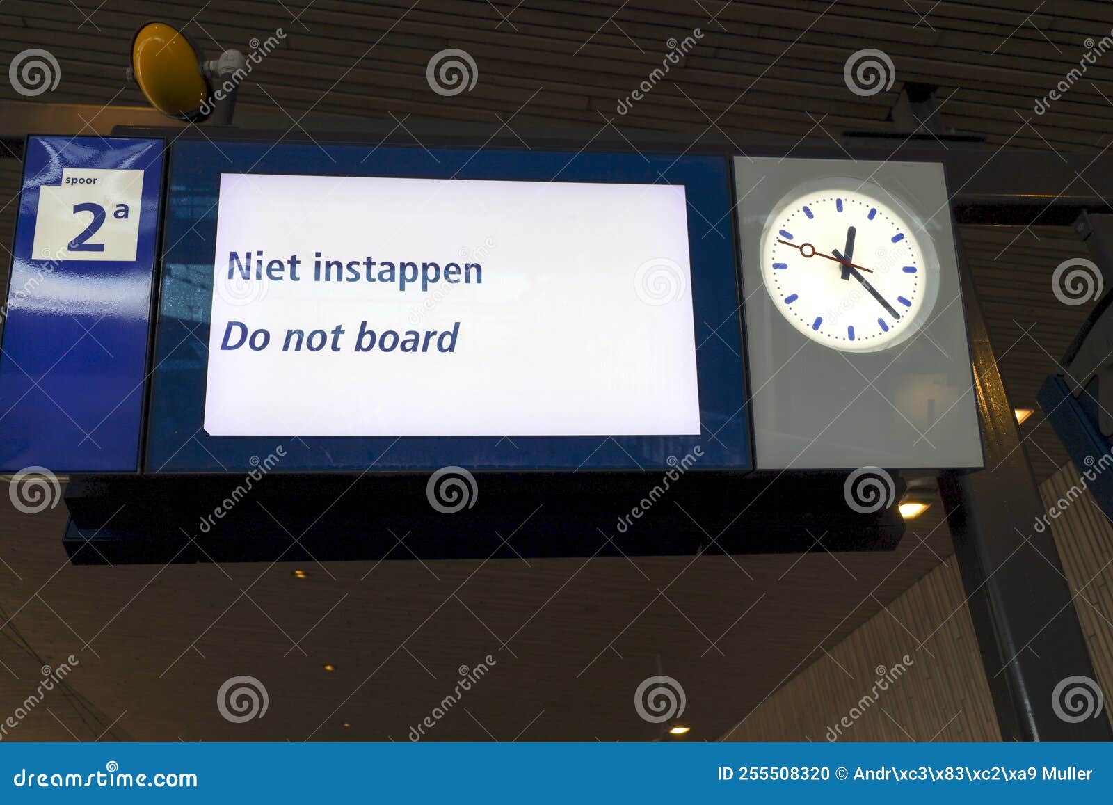 Text Niet Instappen (Do Not Board) On Refurbished VIRM Intercity Train ...