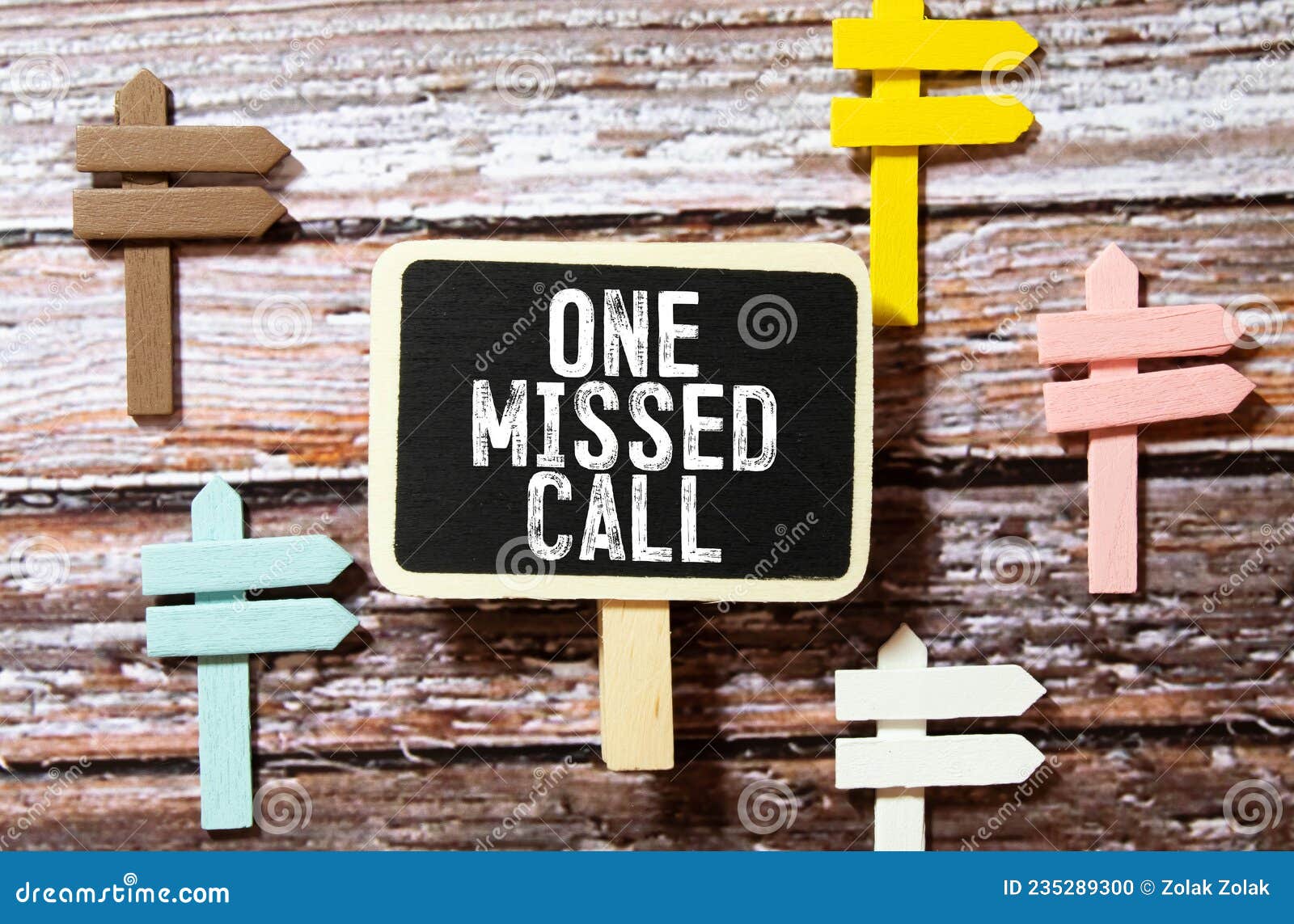 Text One Missed Call on Black Card Stock Photo - Image of receiver ...