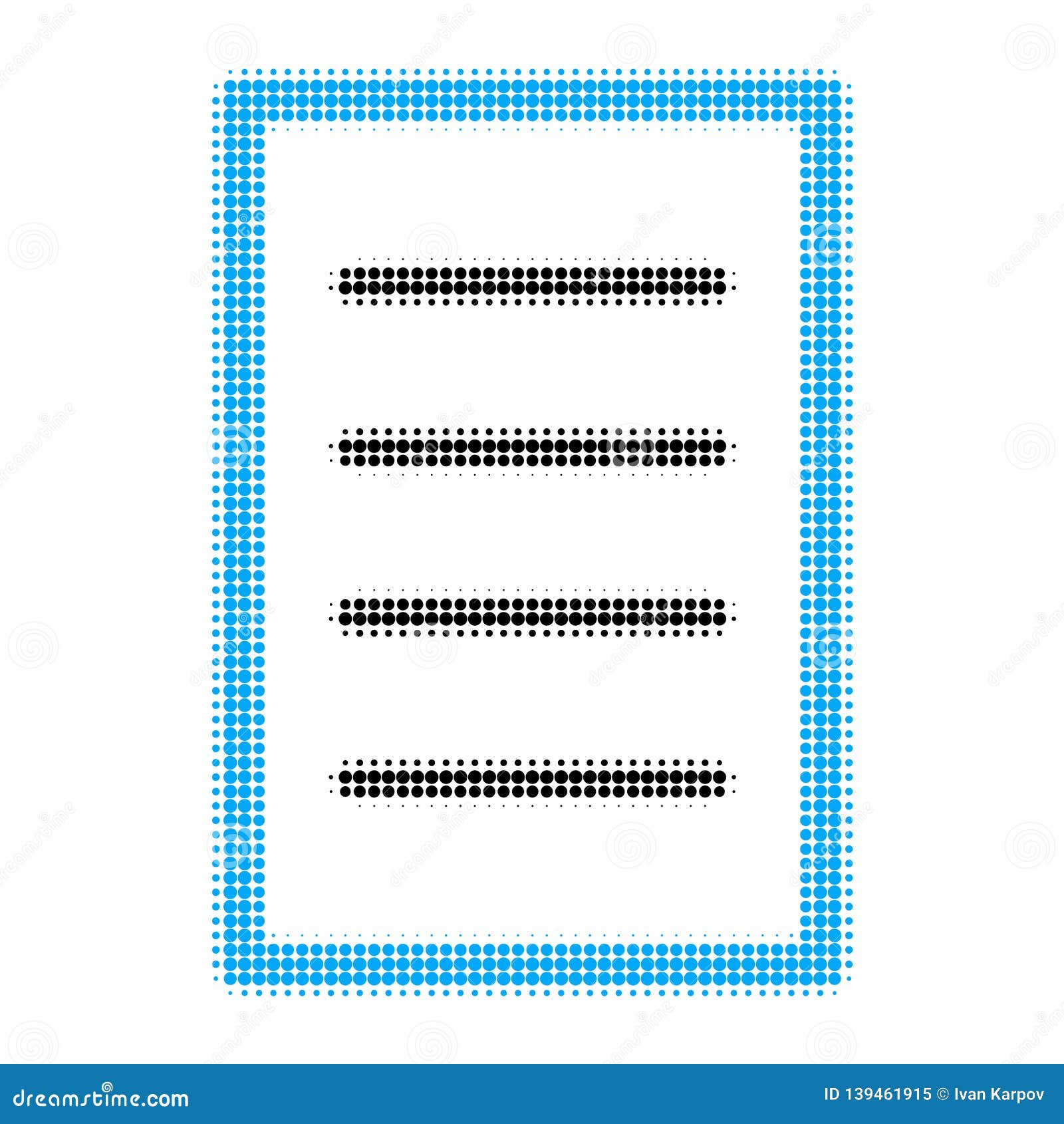 Text Page Halftone Dotted Icon Stock Vector - Illustration of sign ... Text Page Halftone Dotted Icon Stock Vector - Illustration of sign ...