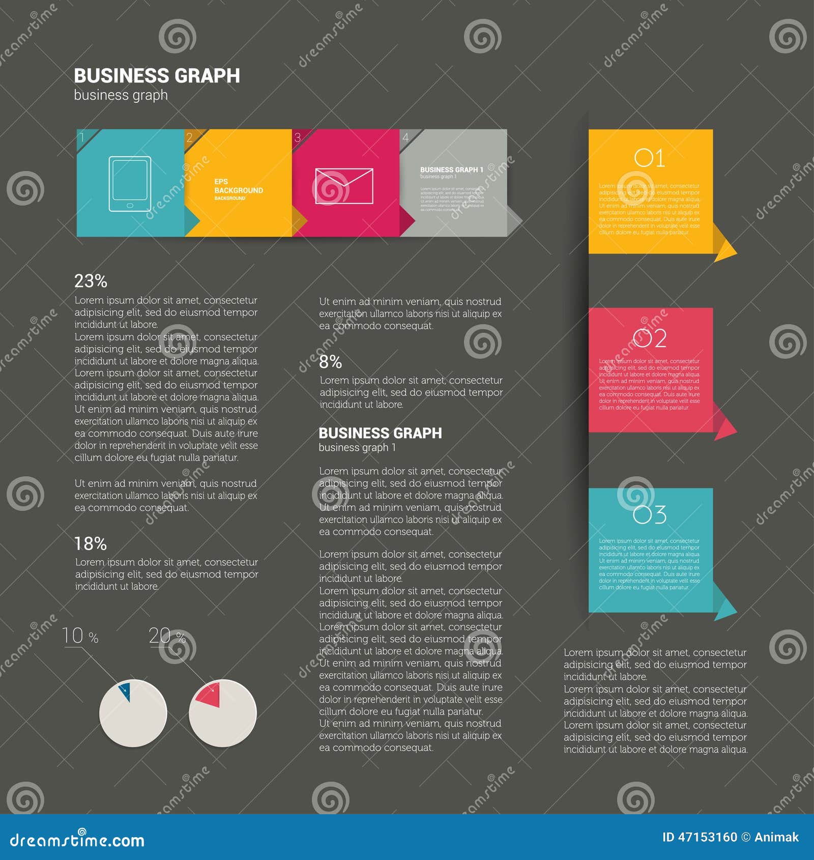 Text page. stock vector. Illustration of info, backdrop - 47153160