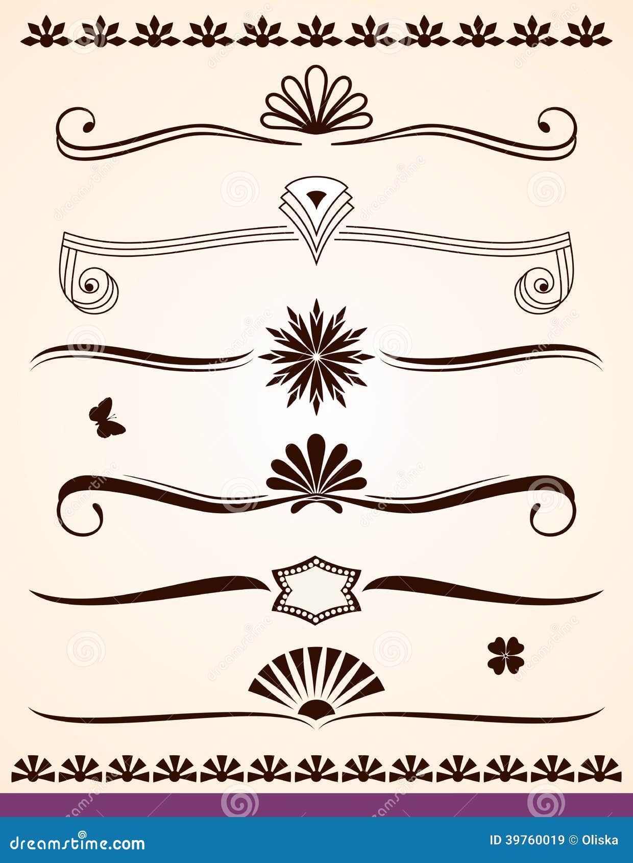 Text and Paragraph Dividers Stock Vector - Illustration of message ...