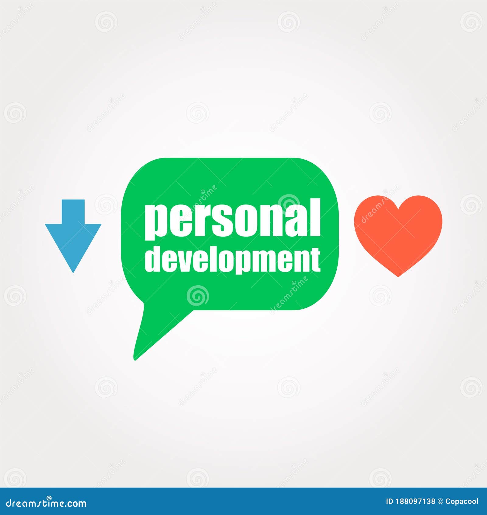 Text Personal Development. Business Concept Stock Illustration ...