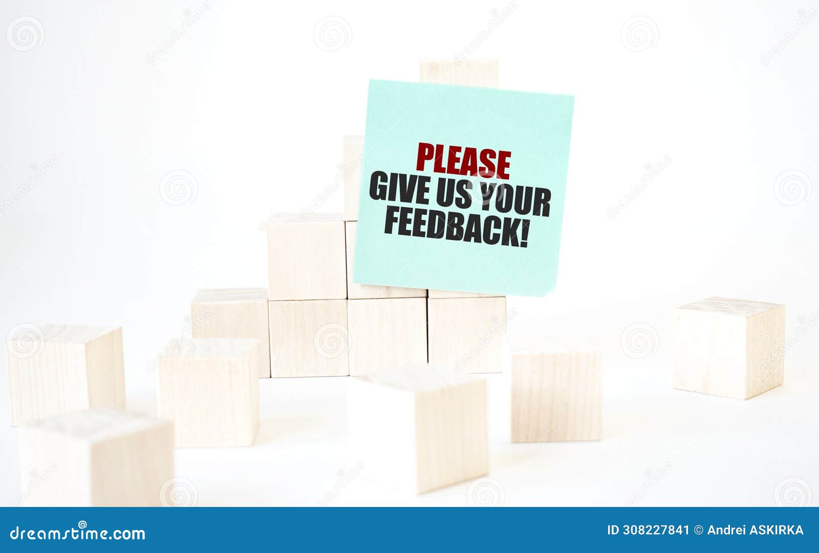 Text PLEASE GIVE US YOUR FEEDBACK Writing in Green Card Cube Ladder ... Text PLEASE GIVE US YOUR FEEDBACK Writing in Green Card Cube Ladder ...