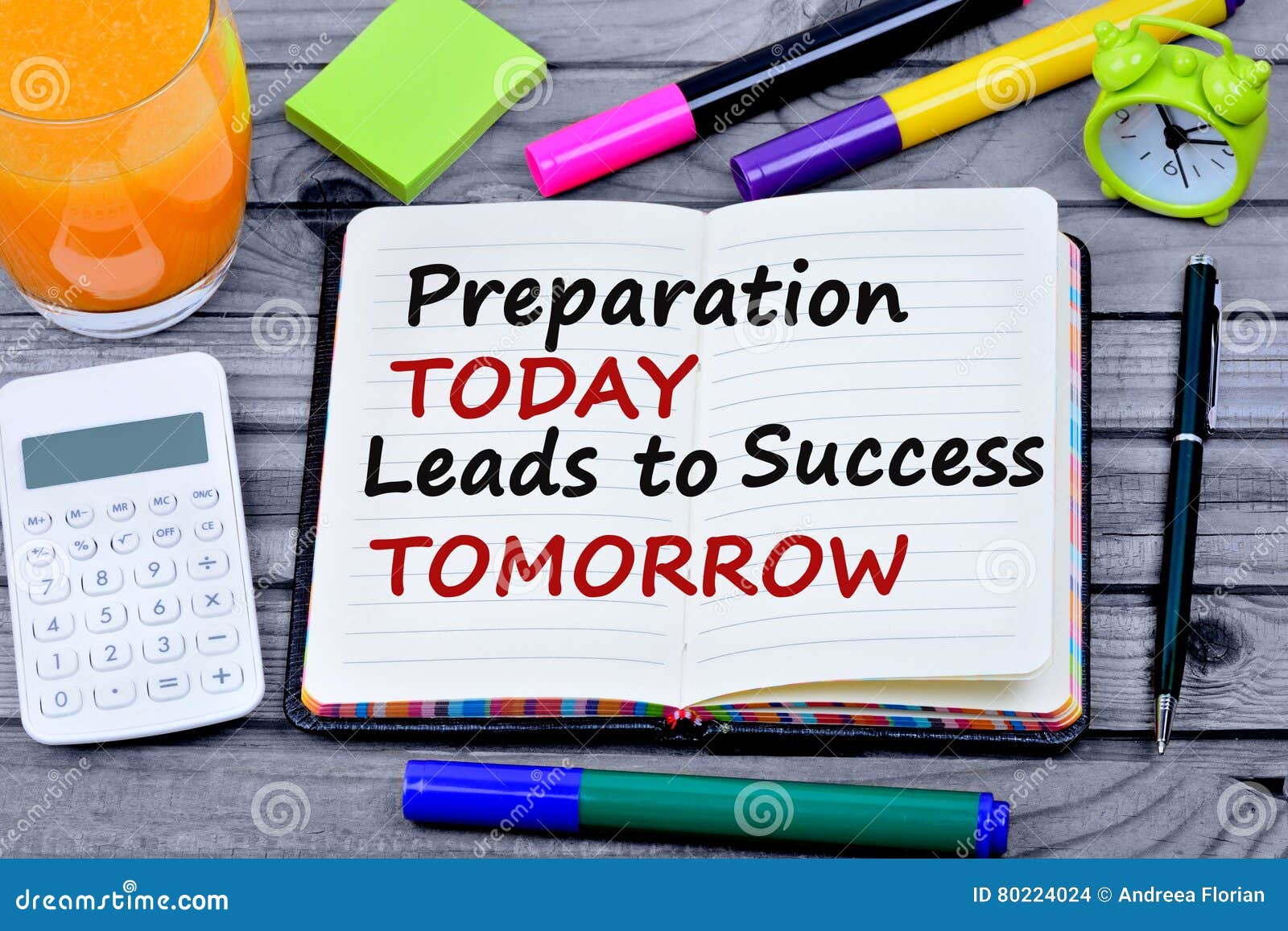 Text Preparation Today Leads To Success Tomorrow Stock Photo - Image of ... Text Preparation Today Leads To Success Tomorrow Stock Photo - Image of ...